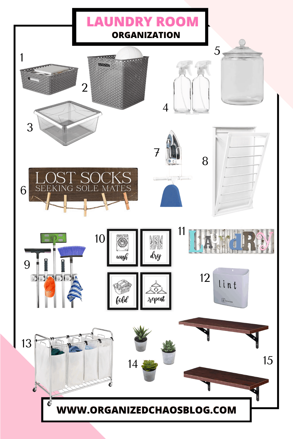 Laundry Room Declutter and Organization - Organized Chaos Blog