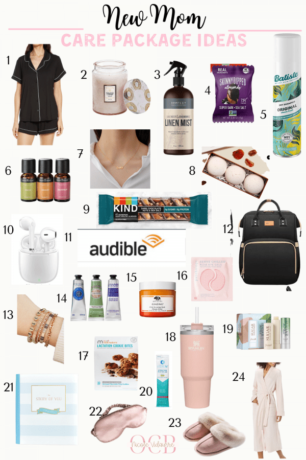 The Absolute Best New Mom Care Package Ideas - Organized Chaos Blog