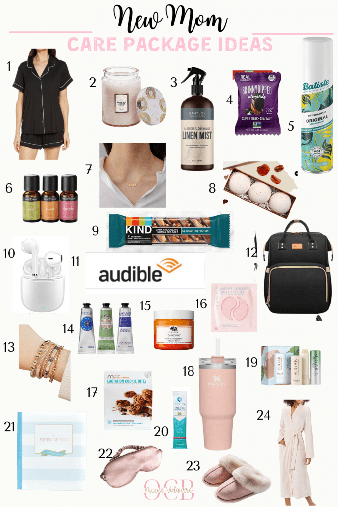 The Absolute Best New Mom Care Package Ideas - Organized Chaos Blog