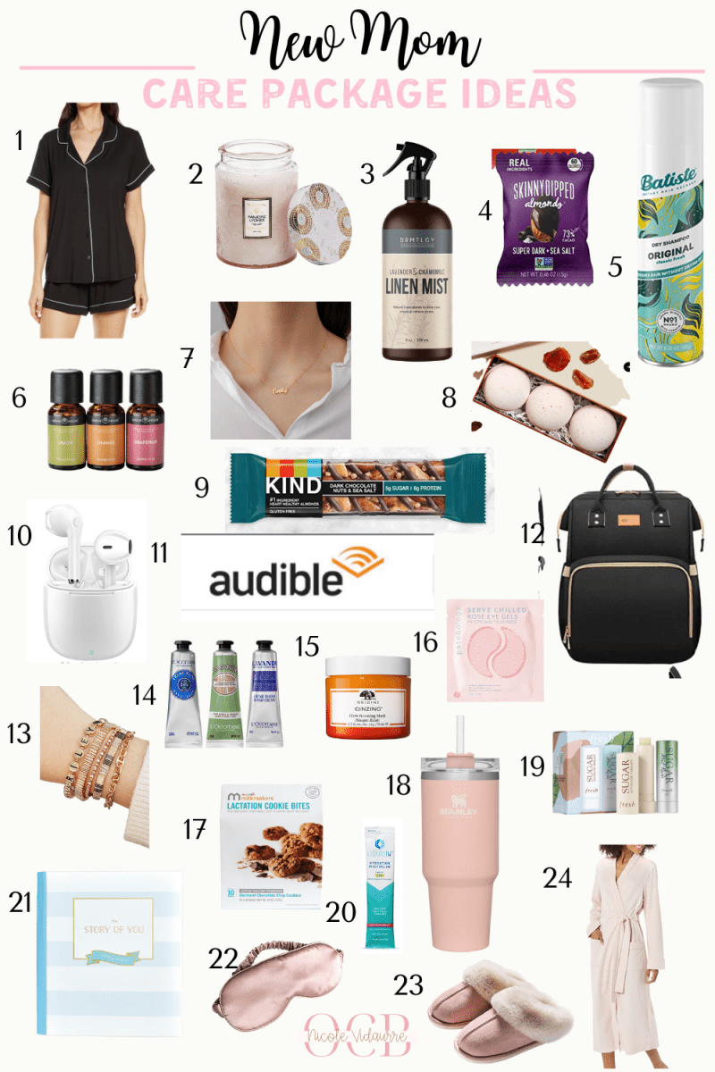 The Absolute Best New Mom Care Package Ideas - Organized Chaos Blog