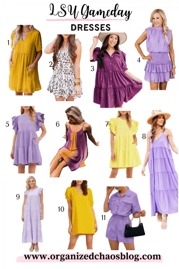 LSU Game day Outfits for the 2022 Season - Organized Chaos Blog
