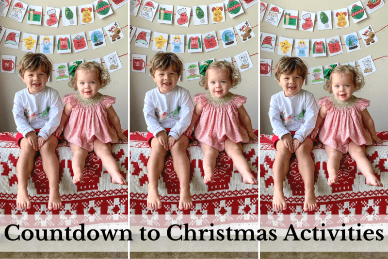 Countdown to Christmas Activities - Organized Chaos Blog