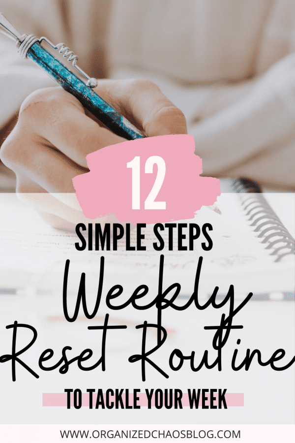 The Ultimate Weekly Reset Routine- 12 Simple Steps to Plan and Prep ...