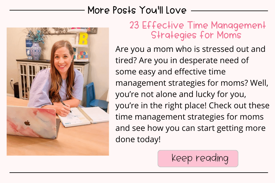 How to Create the Perfect Stay at Home Mom Routine - Organized Chaos Blog