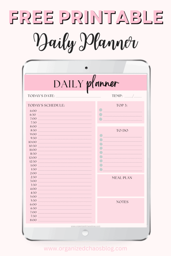 How to Create the Perfect Stay at Home Mom Routine - Organized Chaos Blog