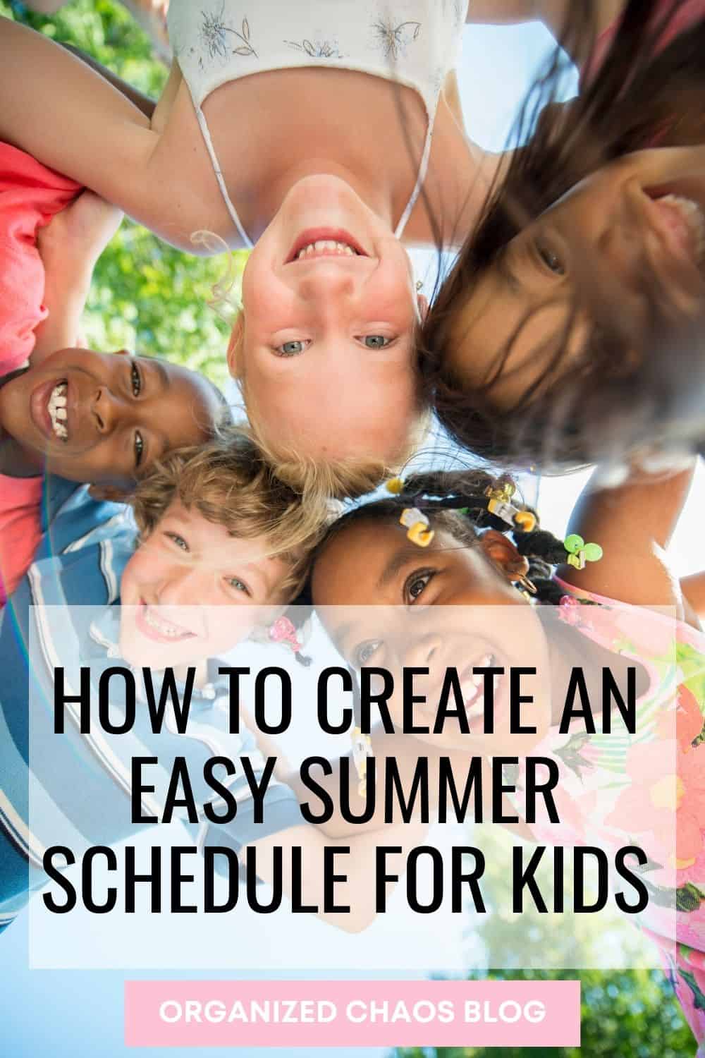 Summer Schedule Ideas for Kids + Activities Planner & Organizer ...