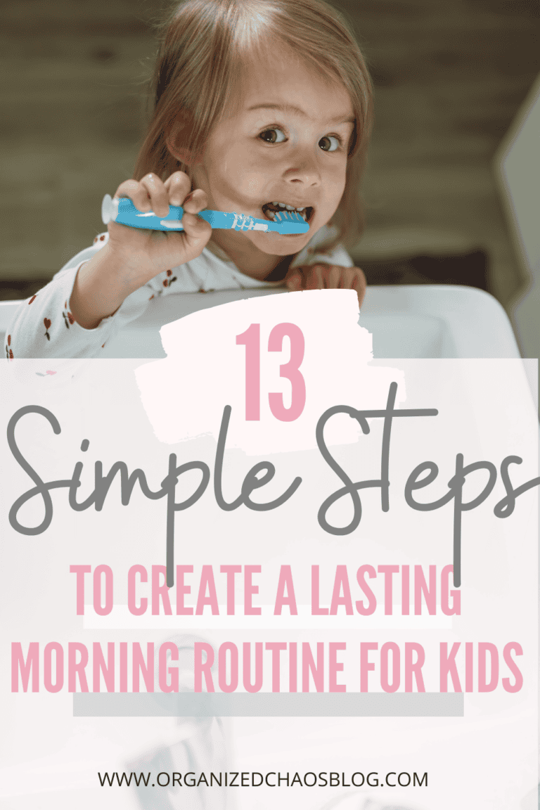 13 Tips to Create a Realistic Morning Routine for Kids - Organized ...