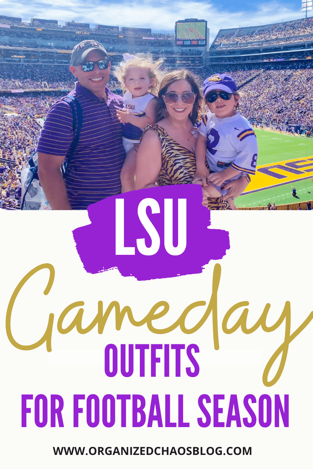 LSU Game day Outfits for the 2023 Season - Organized Chaos Blog