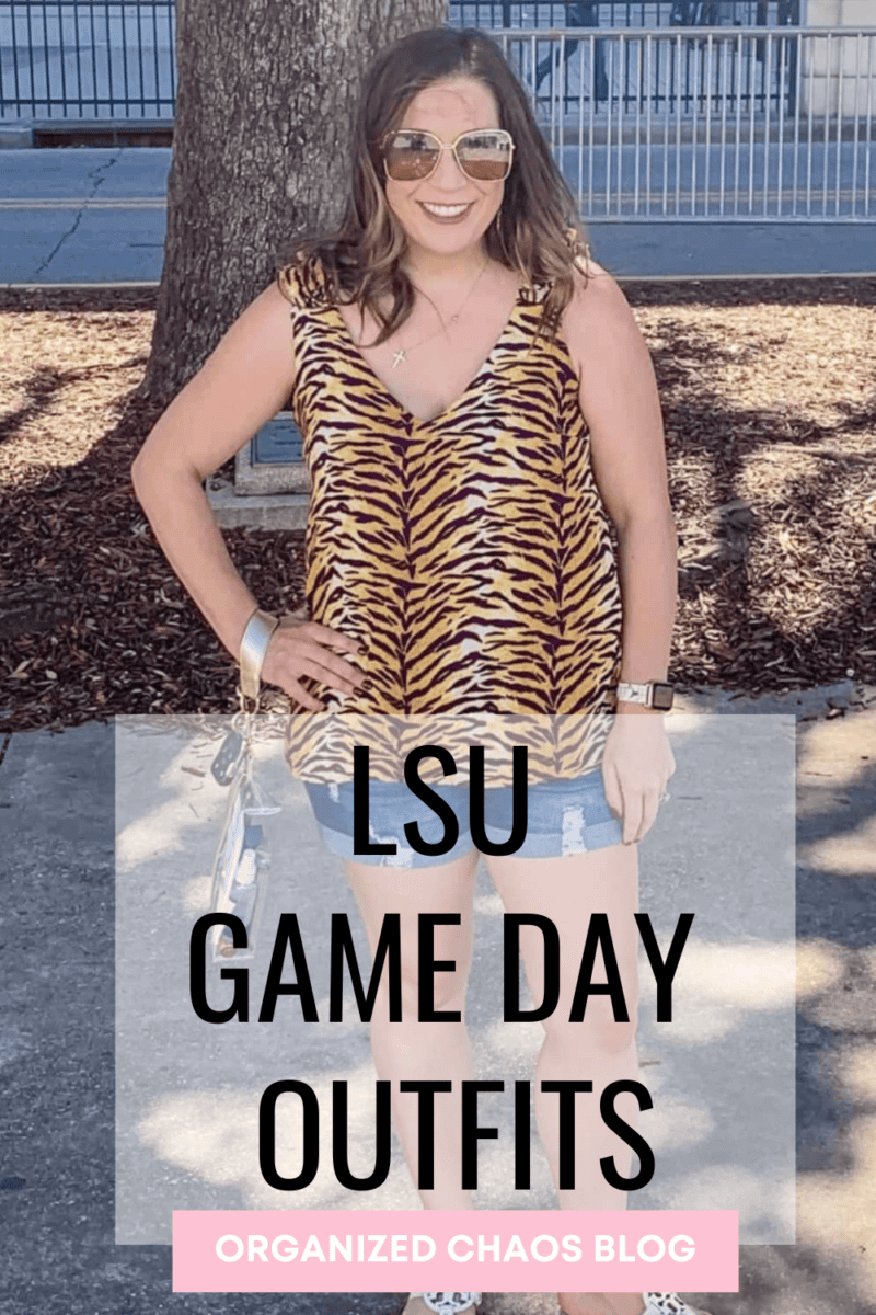 LSU Game day Outfits for the 2023 Season - Organized Chaos Blog