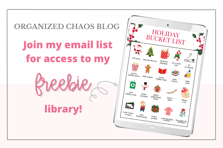Holiday Prep | 11 Ways to Plan Ahead - Organized Chaos Blog