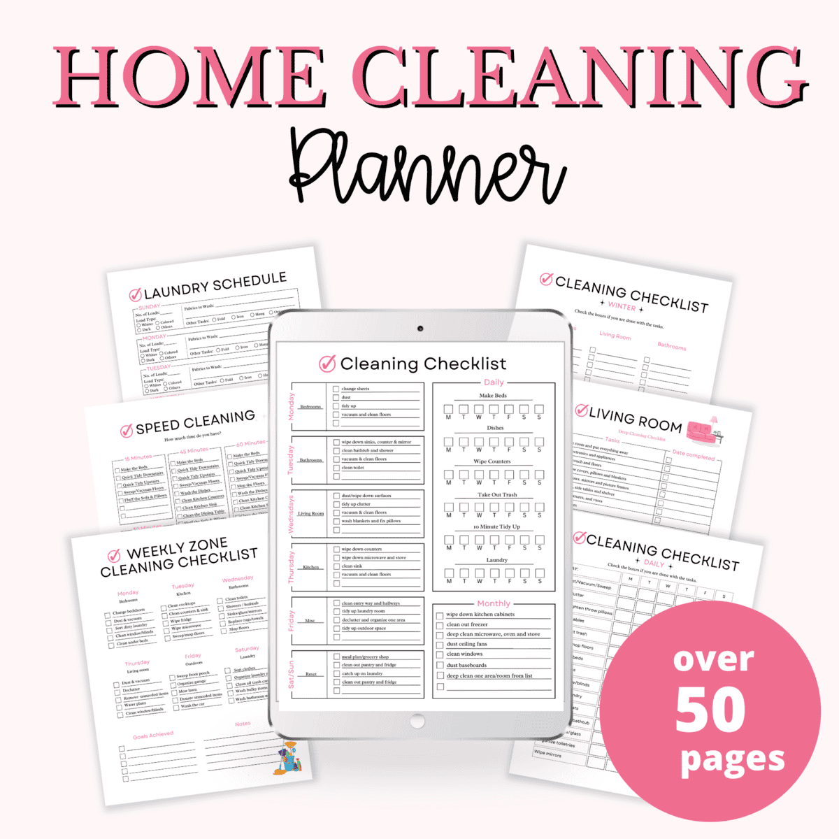 How to Create a Realistic Stay at Home Mom Cleaning Schedule ...