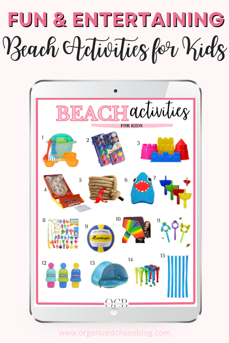 30 Fun and Entertaining Beach Activities for Toddlers - Organized Chaos ...