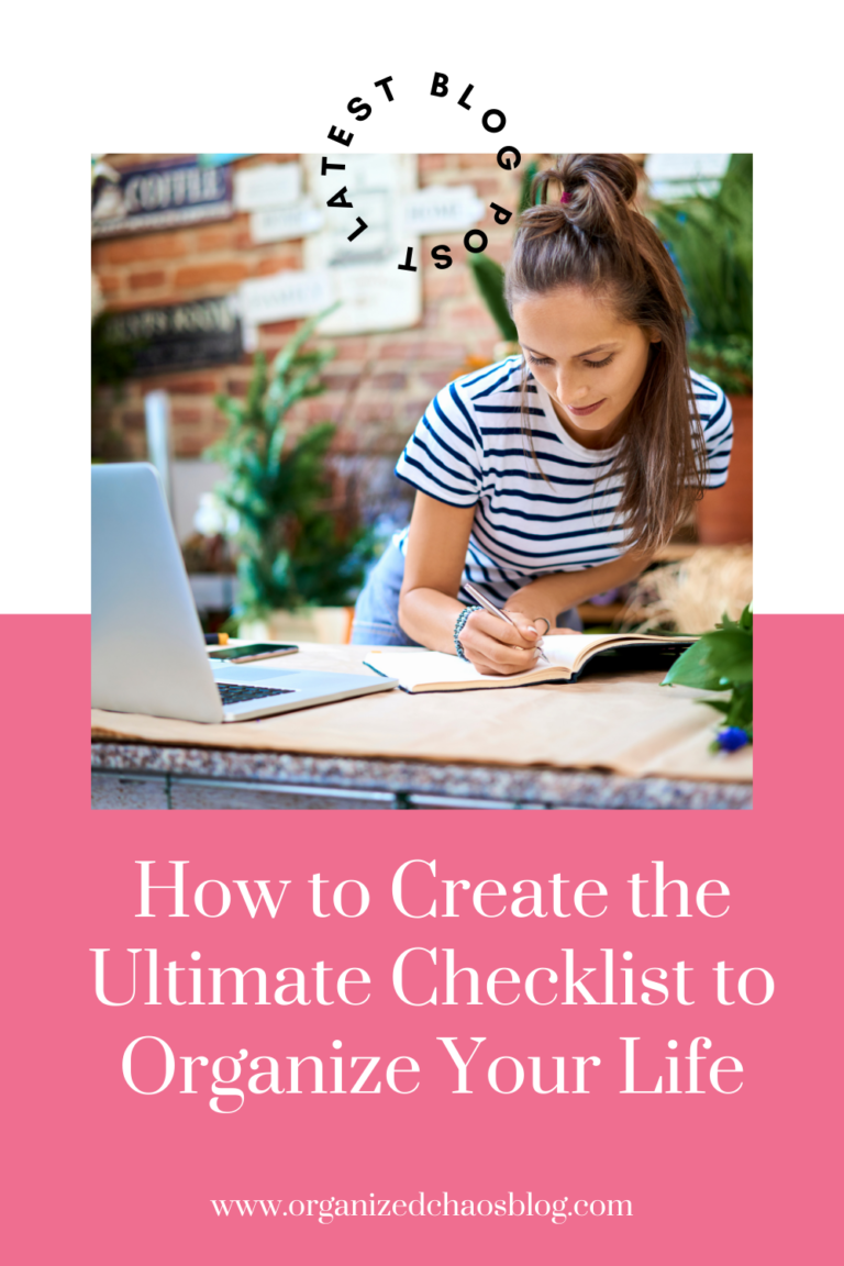 Organize My Life Checklist: Your Ultimate Guide to Getting Organized ...